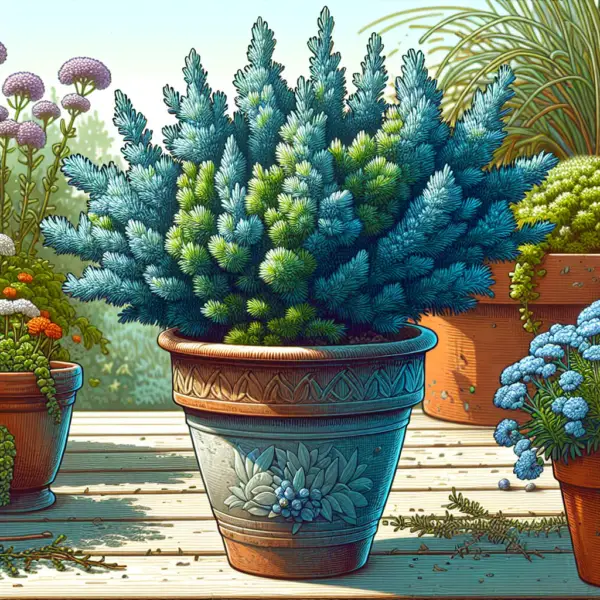 How Blue Point Juniper Enhances Container Gardening Enjoy Container Gardening