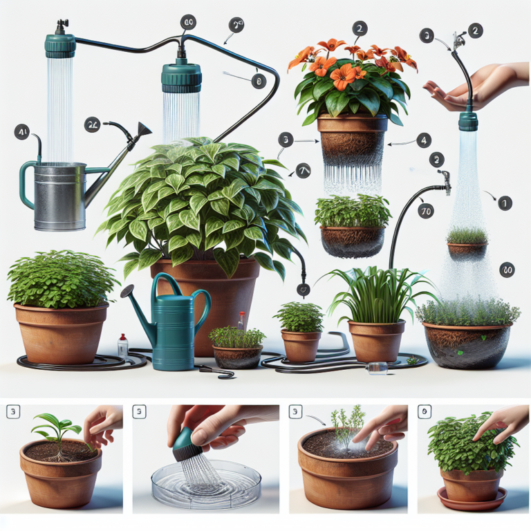 Efficient Watering Methods for Potted Plants - Enjoy Container Gardening